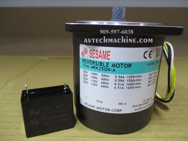 4RK25GN-A Sesame Induction Reversible Motor 110V