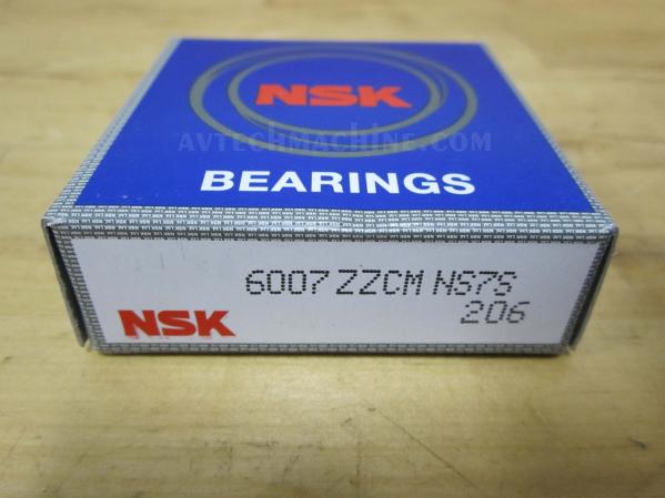 6007ZZ NSK Ball Bearing Deep Groove 35x62x14mm