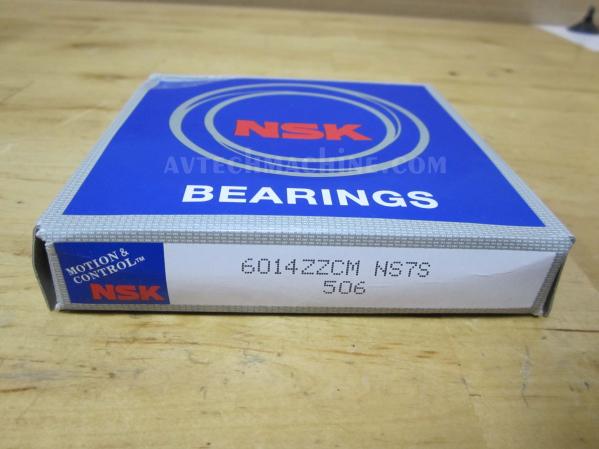 6014ZZ NSK Deep Groove Ball Bearing 70x110x20mm