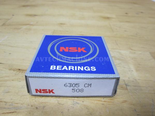 6305CM NSK Deep Groove Ball Bearing 25x62x17mm
