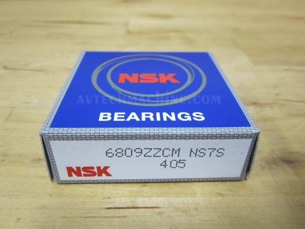 6809ZZ NSK Deep Groove Ball Bearing 45x58x7mm