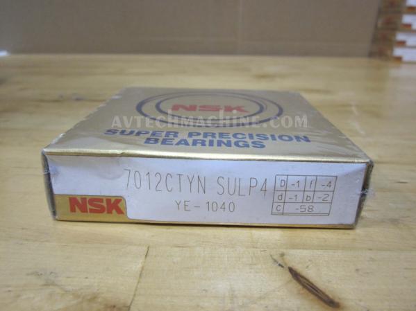 7012CTYNSULP4 NSK Precision Angular Contact Bearing