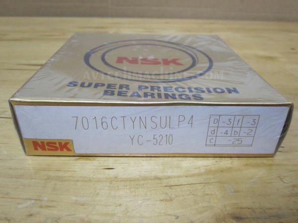 7016CTYNSULP4 NSK Precision Angular Contact Bearing