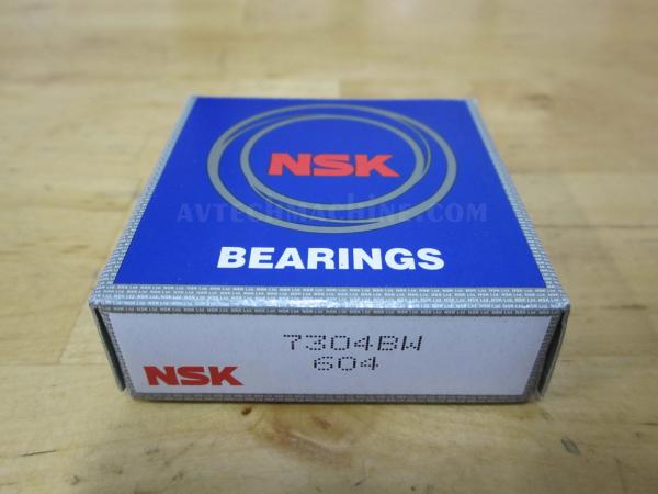 7304BW NSK Angular Contact Bearing Steel Cage 20x52x15mm
