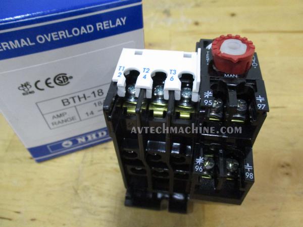 BTH-183PE-22A NHD Thermal Overload 3 Pole 14 - 22 Amp