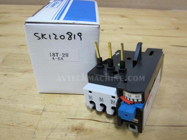 BTH-18T2H6 Riken Thermal Overload 4 - 6 Amp