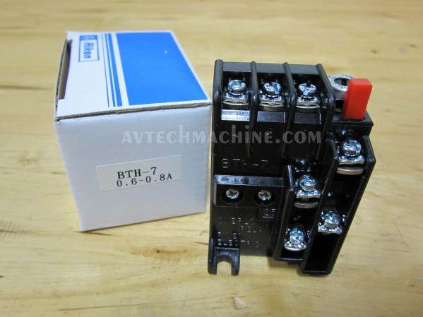 BTH-7-0.8A Riken Thermal Overload 0.6 - 0.8 Amp