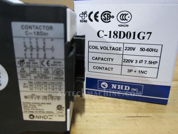 C-18D01G7 NHD Magnetic Contactor Coil 220V 4A Normally Close