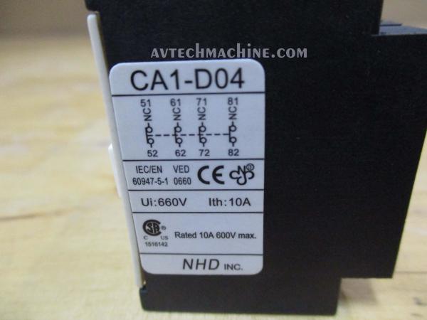 CA1-D04 NHD Auxiliary Contactor 4B 4 Normally Close
