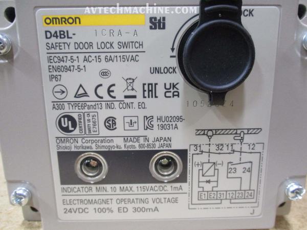 D4BL-1CRA-A Omron Door Safety Interlock Switch