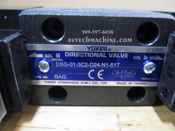 DSG-01-3C2-D24-N1-51T Yuken Hydraulic Solenoid Valve Coil DC24