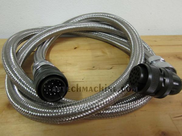 E91F2412H0080 Fanuc Oi-MC Servo Motor 4th Axis Signal Cable Length 7'
