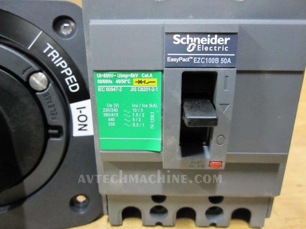 EZC100B3050 EZAROTDS Schneider Breaker 50A With Rotary Handle