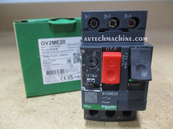 GV2ME20 Schneider Start Stop Thermal Breaker 13 - 18A