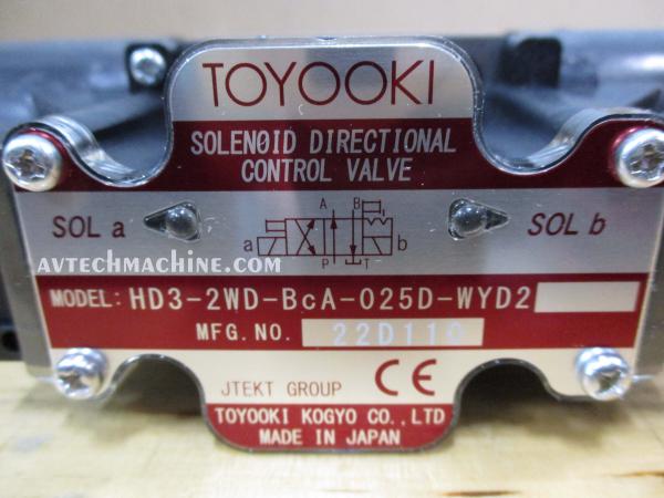 HD3-2WD-BCA-025D-WYD2 Toyooki Hydraulic Solenoid Valve Coil DC24