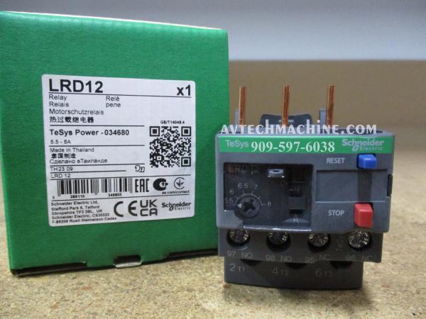 LRD12 Schneider Telemecanique Thermal Overload 5.5 - 8A