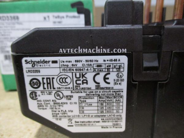 LRD3359 Schneider Telemecanique Thermal Overload 48 - 65A