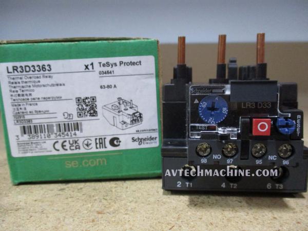 LRD3363 Schneider Telemecanique Thermal Overload 63 - 80A