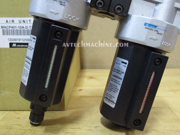 MACP401-10A-D-T10 Mindman Air Regulator 3/8" Pipe Thread Auto Water Drain