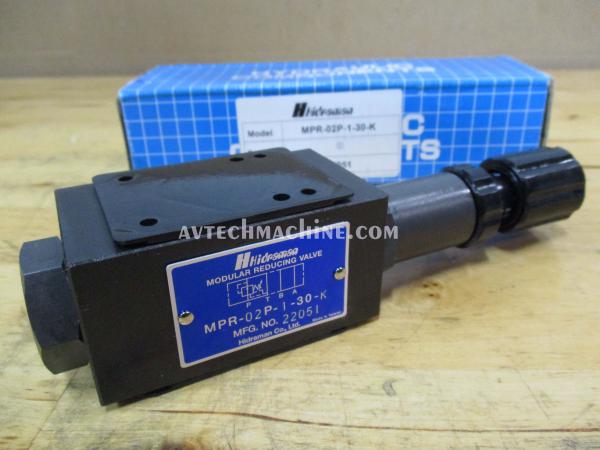 MPR-02P-1-30-K Hidraman Hydraulic Modular Pressure Reducing Valve
