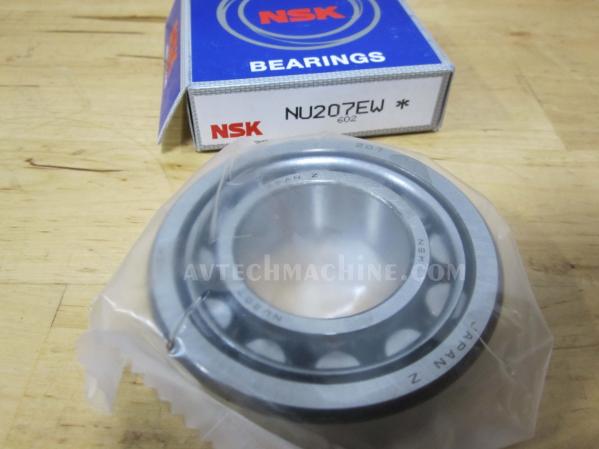 NU207EW NSK Cylindrical Roller Bearing Steel Cages 35x72x17mm