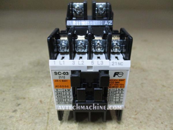 SC-03-3A1b-110V Fuji Magnetic Contactor 3A1b Coil 110V