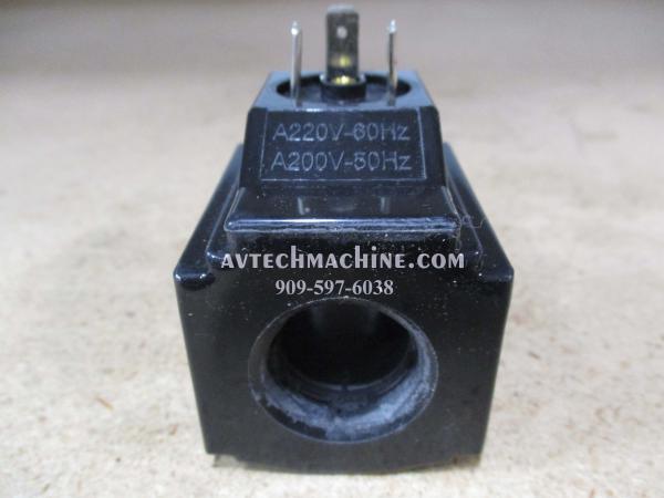 SWH-G02-A220-20 Hidraman Hydraulic Solenoid Valve W Din Connector Coil ...