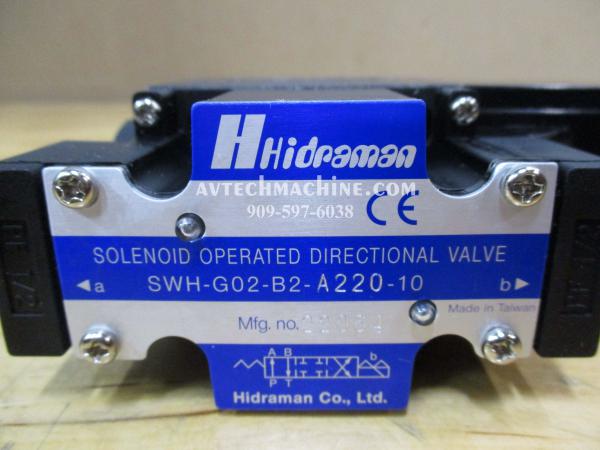 SWH-G02-B2-A220-10 Hidraman Hydraulic Solenoid Valve Coil AC220