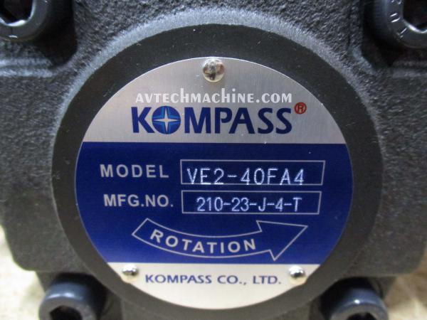 VE2-40FA4 Kompass Hydraulic Variable Vane Pump Max. Pressure 140Kg