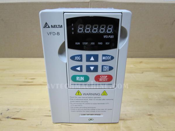 VFD022B43B Delta Inverter AC Variable Frequency Drive VFD-B 3HP 3PH 480V