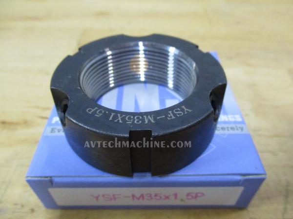 YSF-M35-1.5P-RT Yinsh Precision Lock Nut P1.5 Turning-Red AS-FB035AER-0