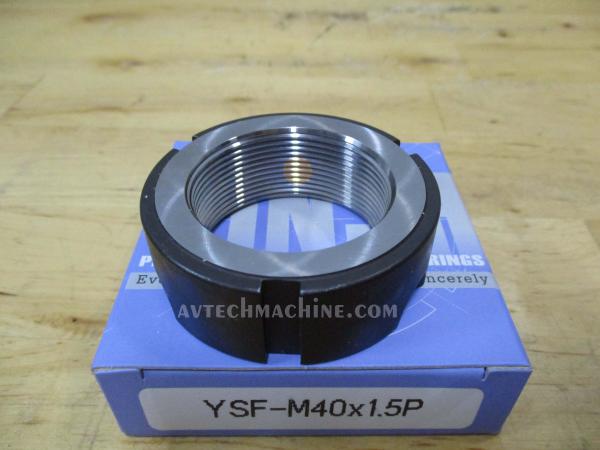 YSF-M40-1.5P-RG Yinsh Precision Lock Nut P1.5 Grinding-Black