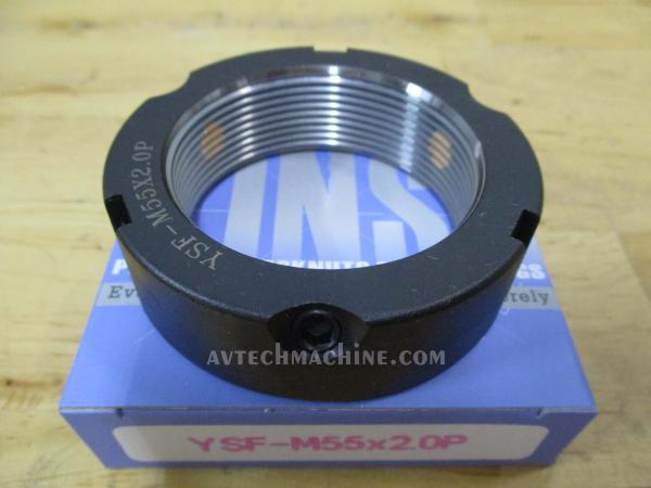 YSF-M55-2.0P-RT Yinsh Precision Lock Nut P2.0 Turning-Red