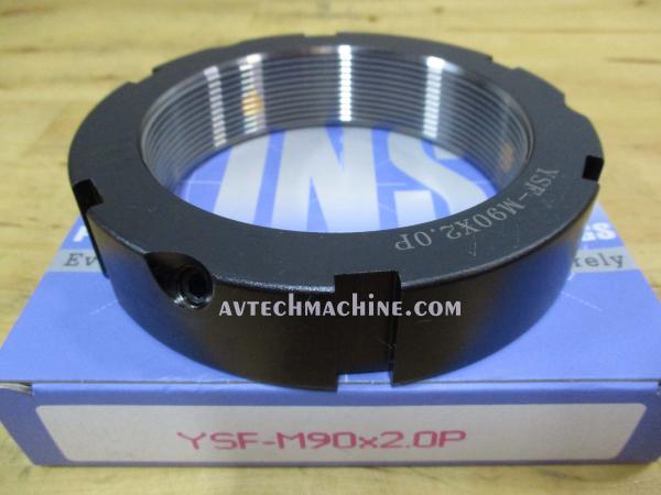 YSF-M90-2.0P-RT Yinsh Precision Lock Nut P2.0 Turning-Red