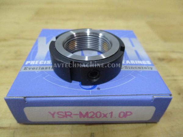 YSR-M20-1.0P-RT Yinsh Precision Lock Nut P1.0 Turning-Red