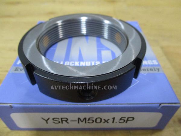 YSR-M50-1.5P-RG Yinsh Precision Lock Nut P1.5 Grinding-Black