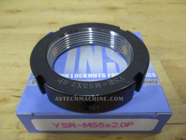 YSR-M55-2.0P-RT Yinsh Precision Lock Nut P2.0 Turning-Red
