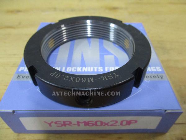 YSR-M60-2.0P-RT Yinsh Precision Lock Nut P2.0 Turning-Red